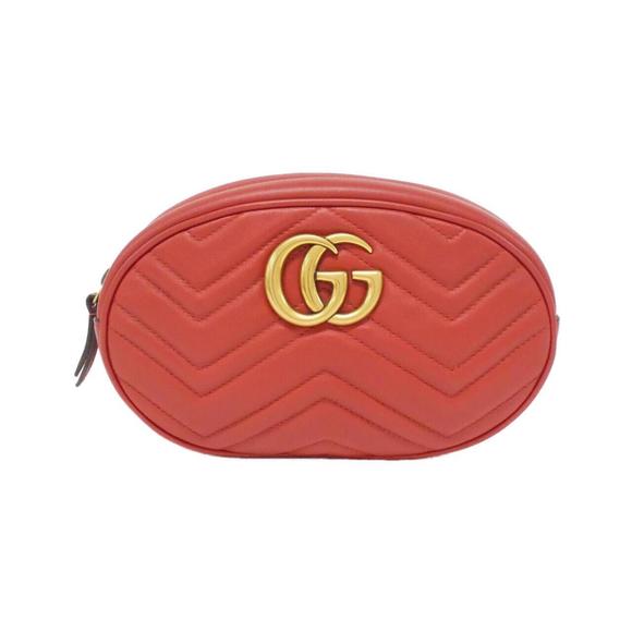 Gucci | Bags | Gucci Red Gg Marmont Fanny Pack | Poshmark